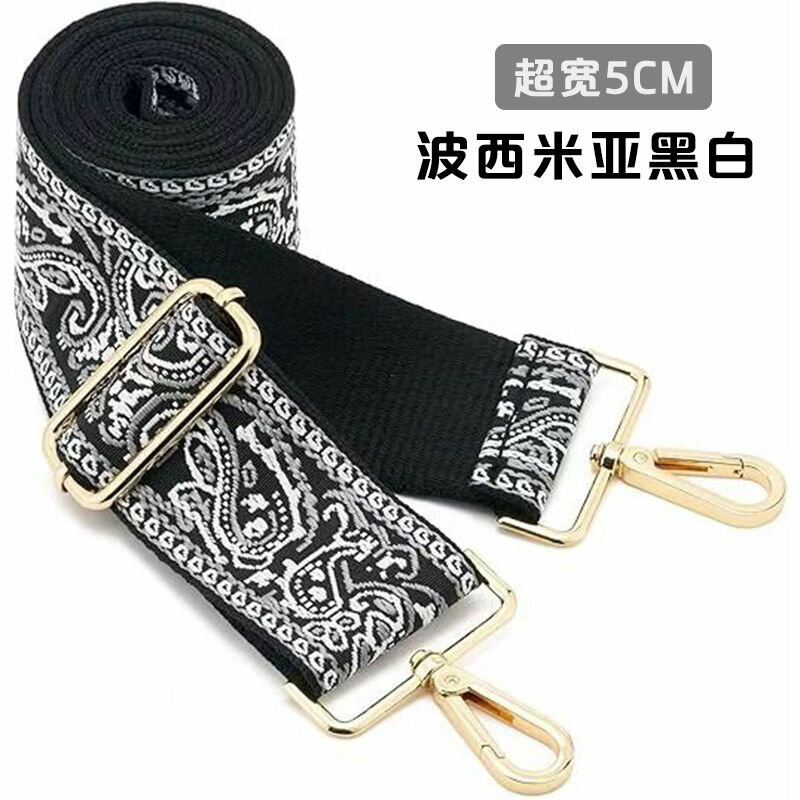 Вышитая женская сумка с регулируемым плечевым ремнем, кроссбоди, этнический стиль, ретро, расширенная европейская и американская жаккардовая мода