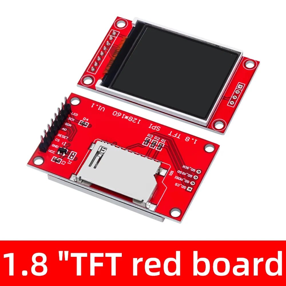 1.8" TFT red board
