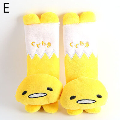 Чехол для ремня безопасности в японском стиле Shin-chan Cinnamoroll Stitch, плечевой ремень, детский автомобильный интерьер, плюшевый плечевой подушка для ремня безопасности