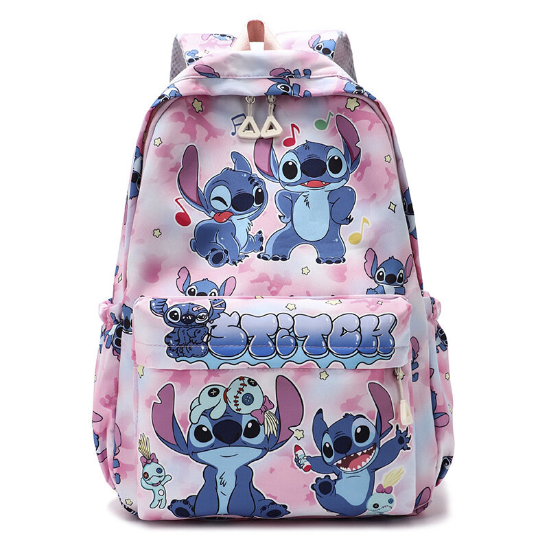 Рюкзак для учеников начальной школы 2025 года, новый, большой вместимости, модный, крутой, аниме Стич, легкий, милый детский рюкзак для детского сада