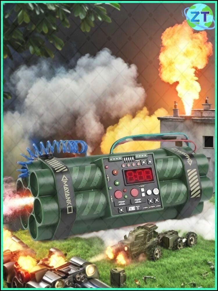Акустическая граната замедленного действия: инновационная дымовая игрушка бестселлер для детей