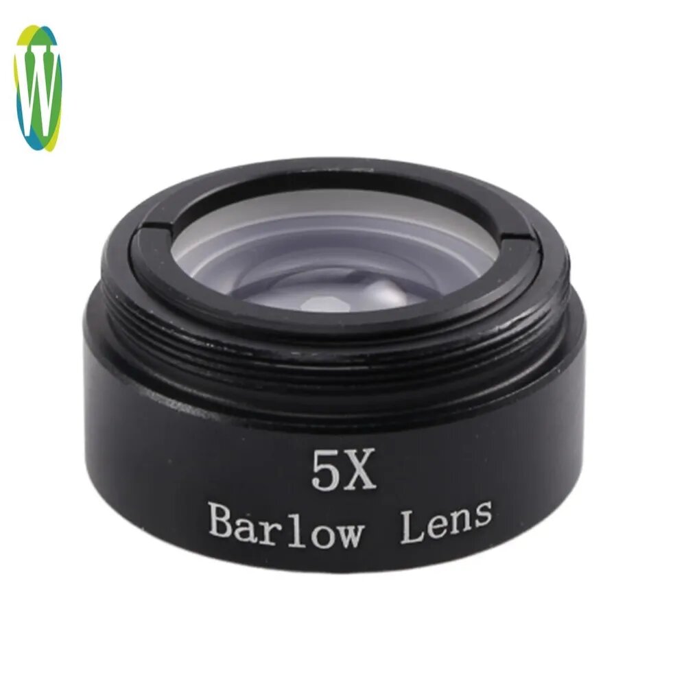 (Q V B E) Линза Барлоу 5X совместим с любой резьбы M28X0.6 1,25-дюймовый окуляр телескопа астрономический диагональный удлинитель или адаптер камеры