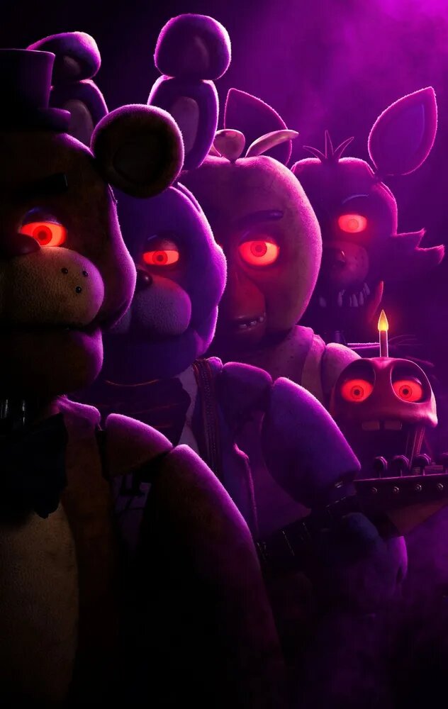 Алмазная Мозаика "FNAF Five Nights At Freddy's" 40x50 См Алмазная Вышивка / Картина Стразами Подарков / Украшения