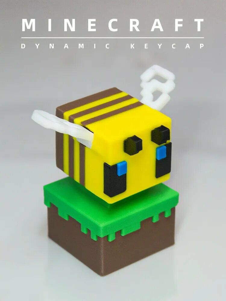 Кейкап "Пчела" (Minecraft) / для механических клавиатур