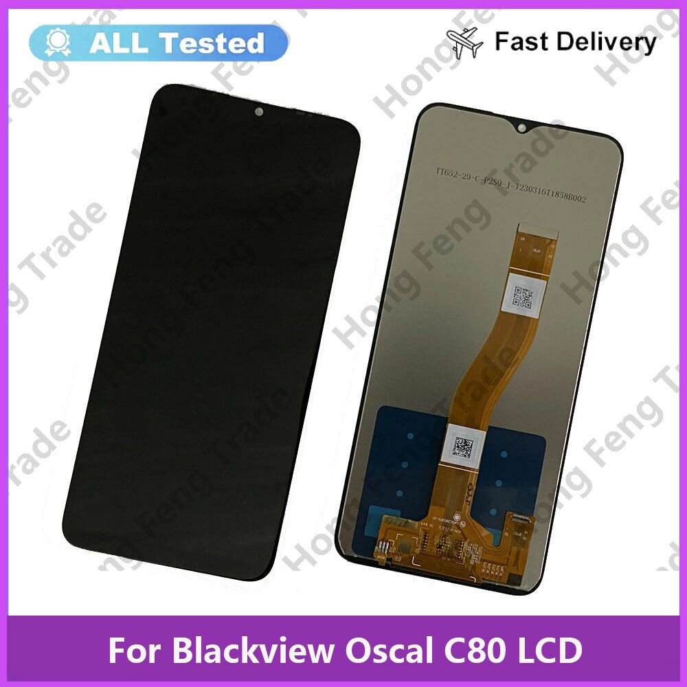 Дисплей для Blackview C80 , дисплей в сборе с сенсорным экраном, черный , содержать инструментов