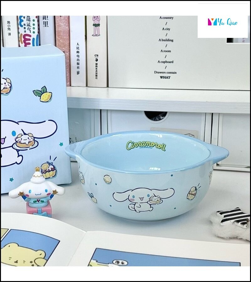 Эксклюзивная детская тарелка для супа Sanrio с мультяшным декором, керамическая чаша Куломи