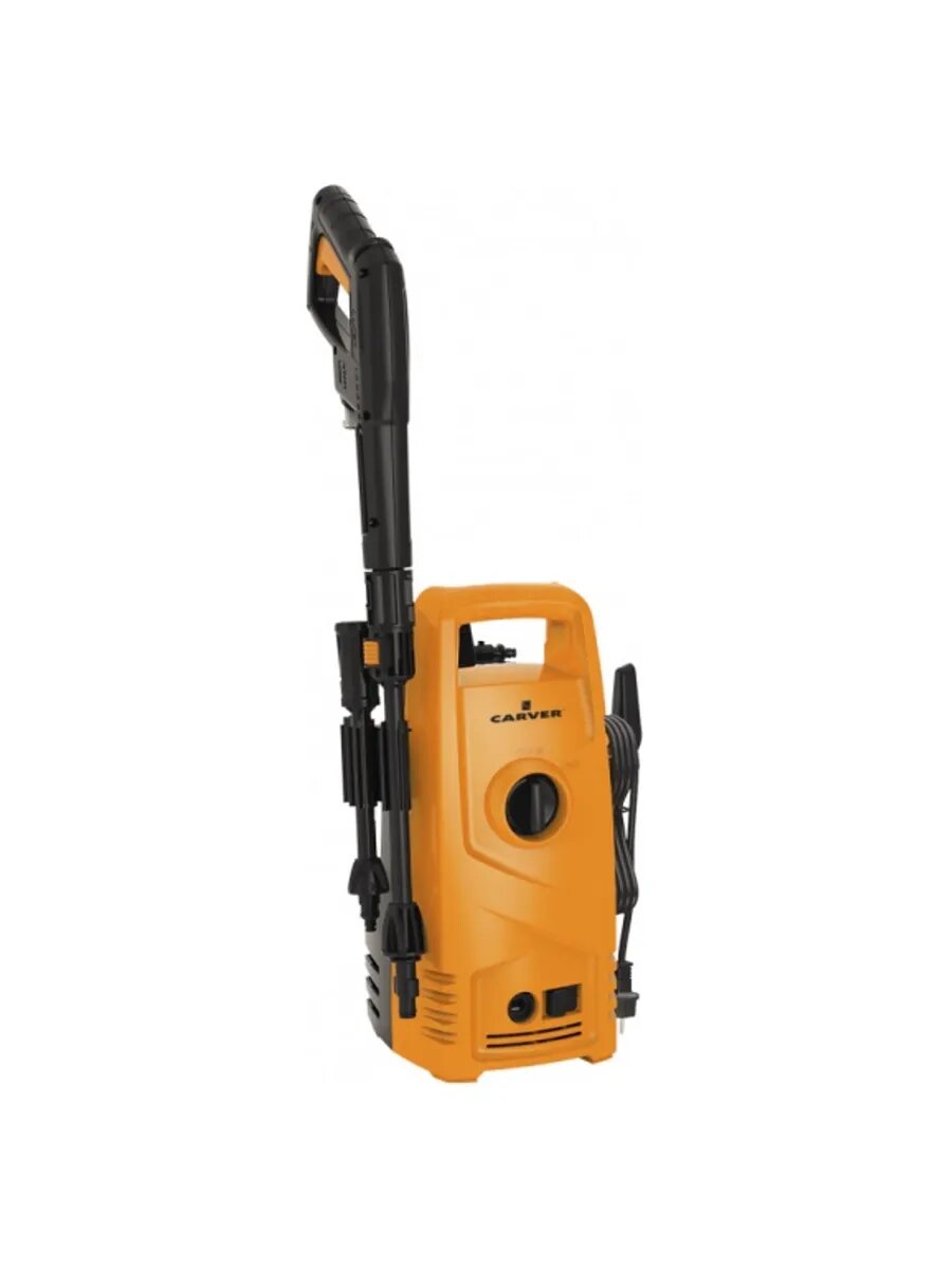 Мойка высокого давления CARVER CW-1400A 390л/ч, 1,5кВт, 110бар, 5м шланг, черная/оранжевая