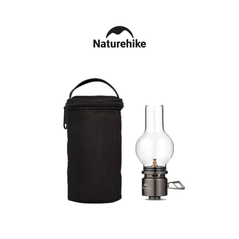 Масляная лампа Naturehike Wild-Fire Wild NH21ZM006 для кемпинга, газовая, серого цвета