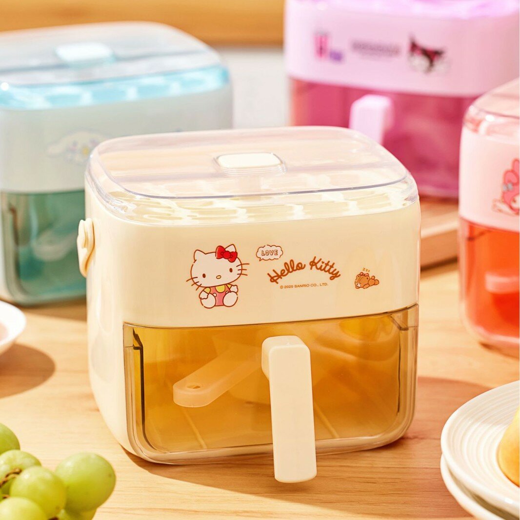 Официальный лоток для льда Sanrio, домашняя форма для изготовления льда, большой объем, пресс-тип, ведро для льда