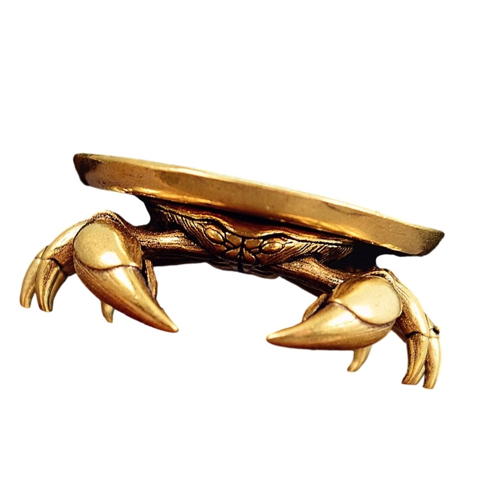 Фигурка крабов Металл Стильный декор для офиса Функциональный держатель для бумаг Подарок