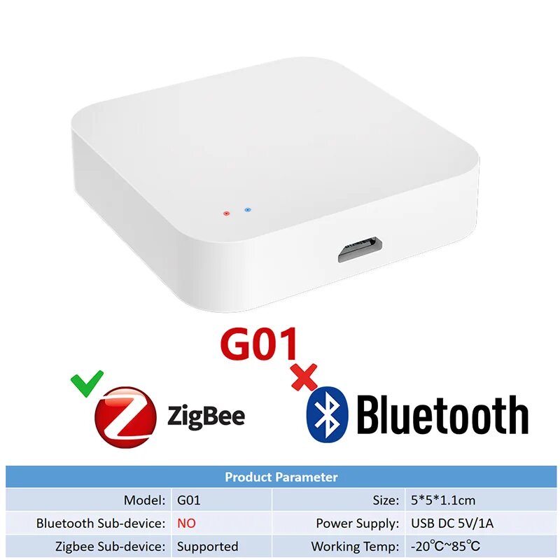 Tuya Zigbee Hub BT03/G01/G01Pro