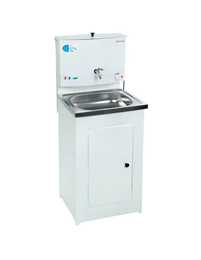 Умывальник электрический (С В/Н 17Л) нерж. Мойка белый акватекс миасс