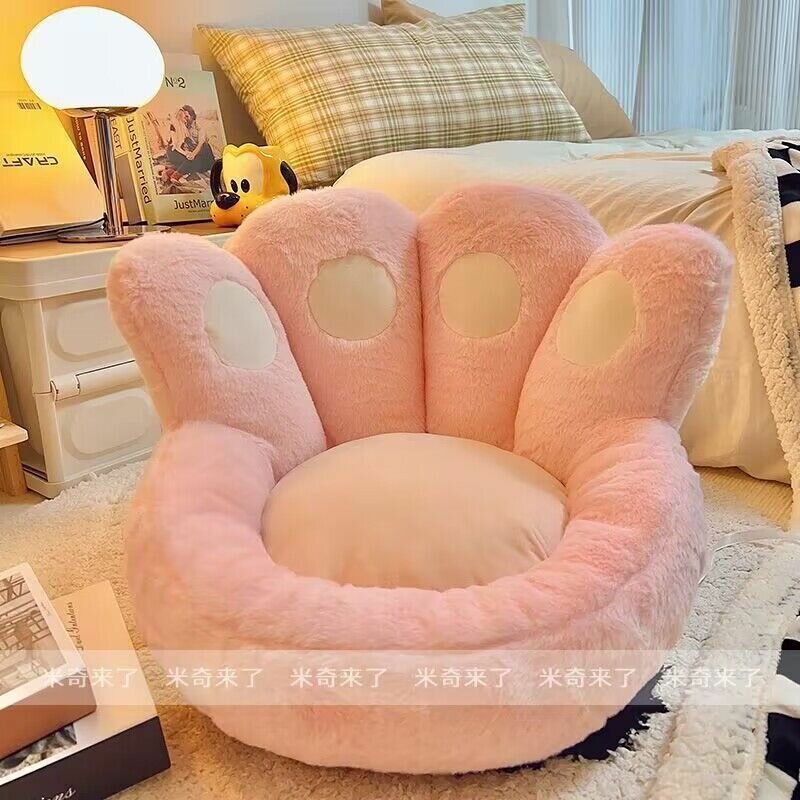 Подушка в виде кошачьей лапы для пола, ленивый диван, татами, футон, спальня, дом, эркер, коврик у кровати, офис, длительное сидение