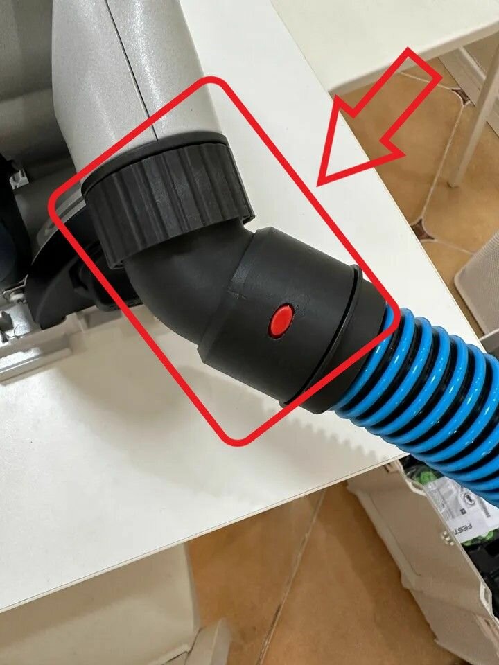 Адаптер пылеотвода на погружную пилу Festool TS 55 к пылесосу Bocsh