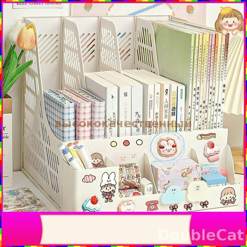 Органайзер с подставкой для книг, тетрадей и канцелярских принадлежностей