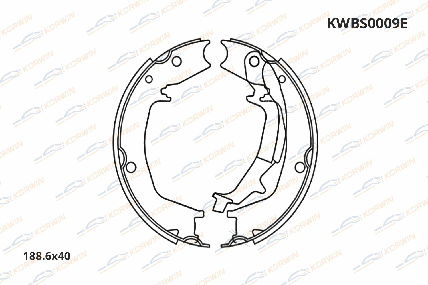 Колодки тормозные стояночные. ECOLine. Hyundai Tucson 04-/Kia Sportage 04-