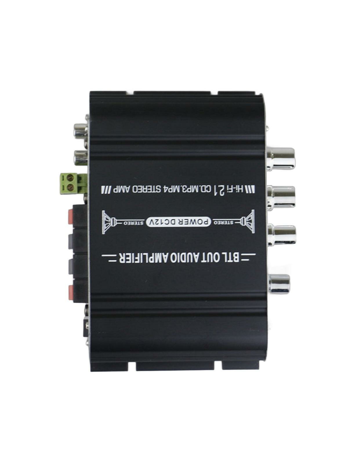 Автоусилитель звука Многоканальный входной сигнал Мощный усилитель звука 12 В