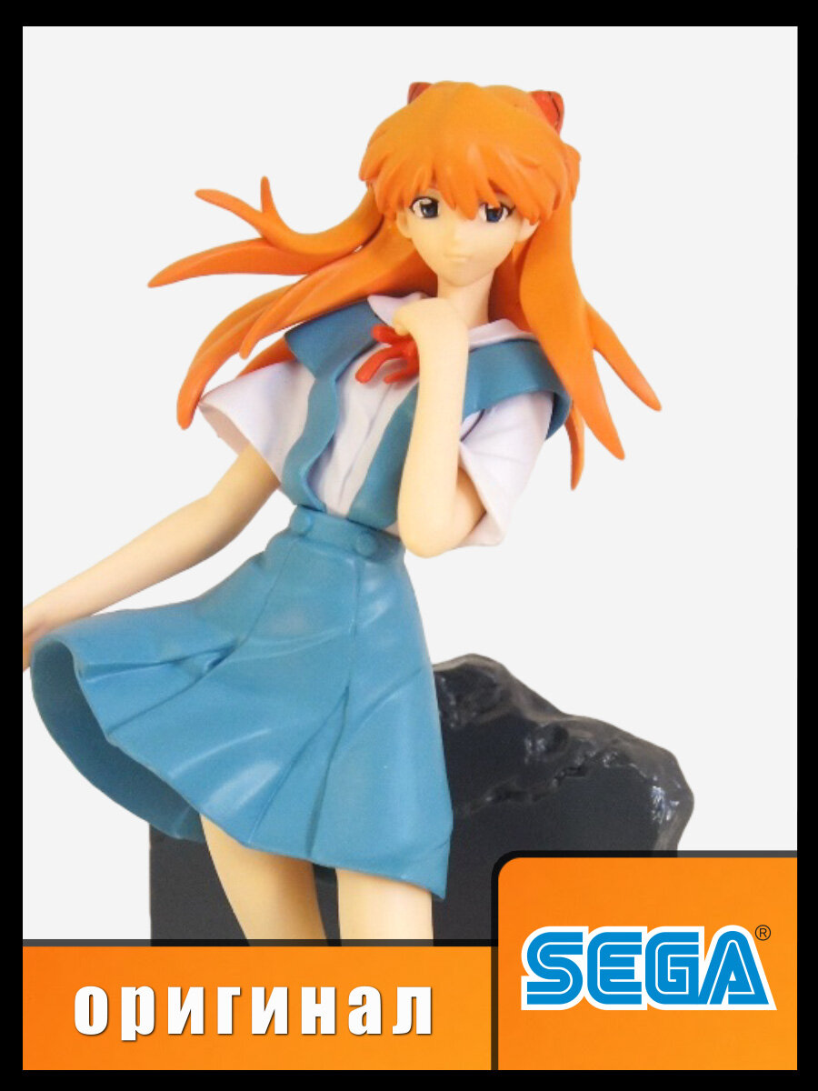 Оригинальная фигурка Asuka Langley от Sega из аниме Evangelion / Аска Лэнгли «Евангелион» 20 см