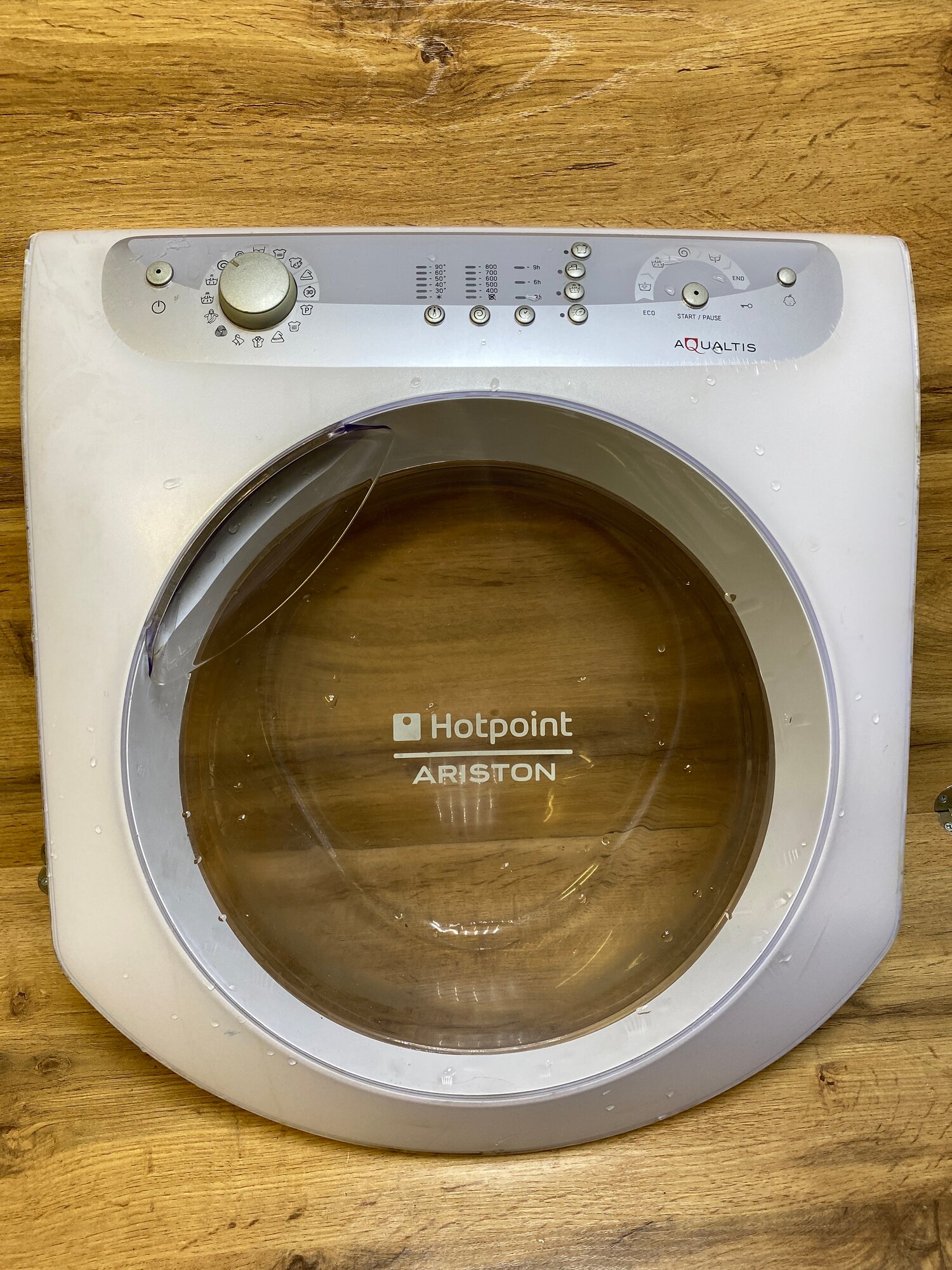 Дверца люка с модулем для стиральной машины Hotpoint-Ariston Aqualtis AQXL 85, оригинал, б/у