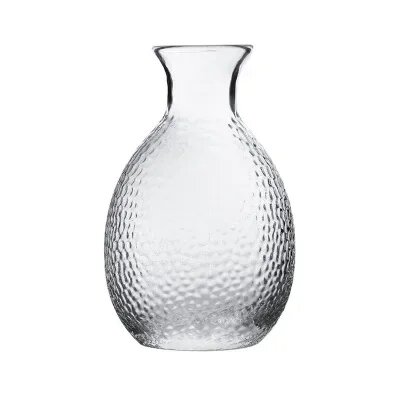 Набор стеклянных бутылок для саке с золотым краем Only Clear Pot