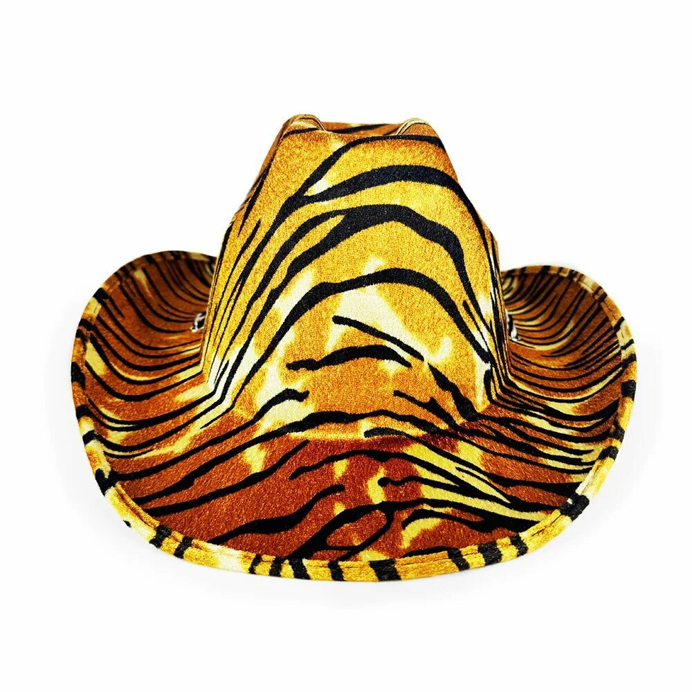 Ковбойская шляпа Tiger Print для взрослых