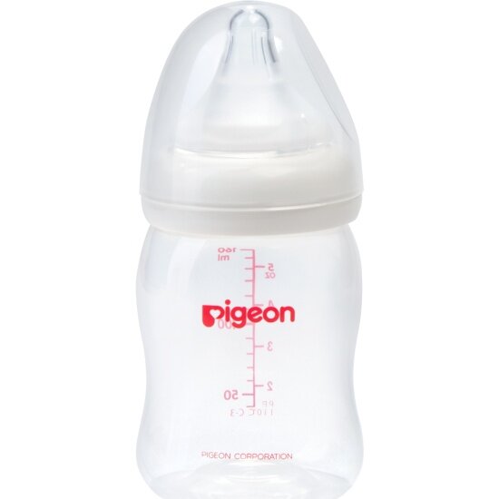 Бутылочка Pigeon Перистальтик Плюс с широким горлышком 160 мл 14370
