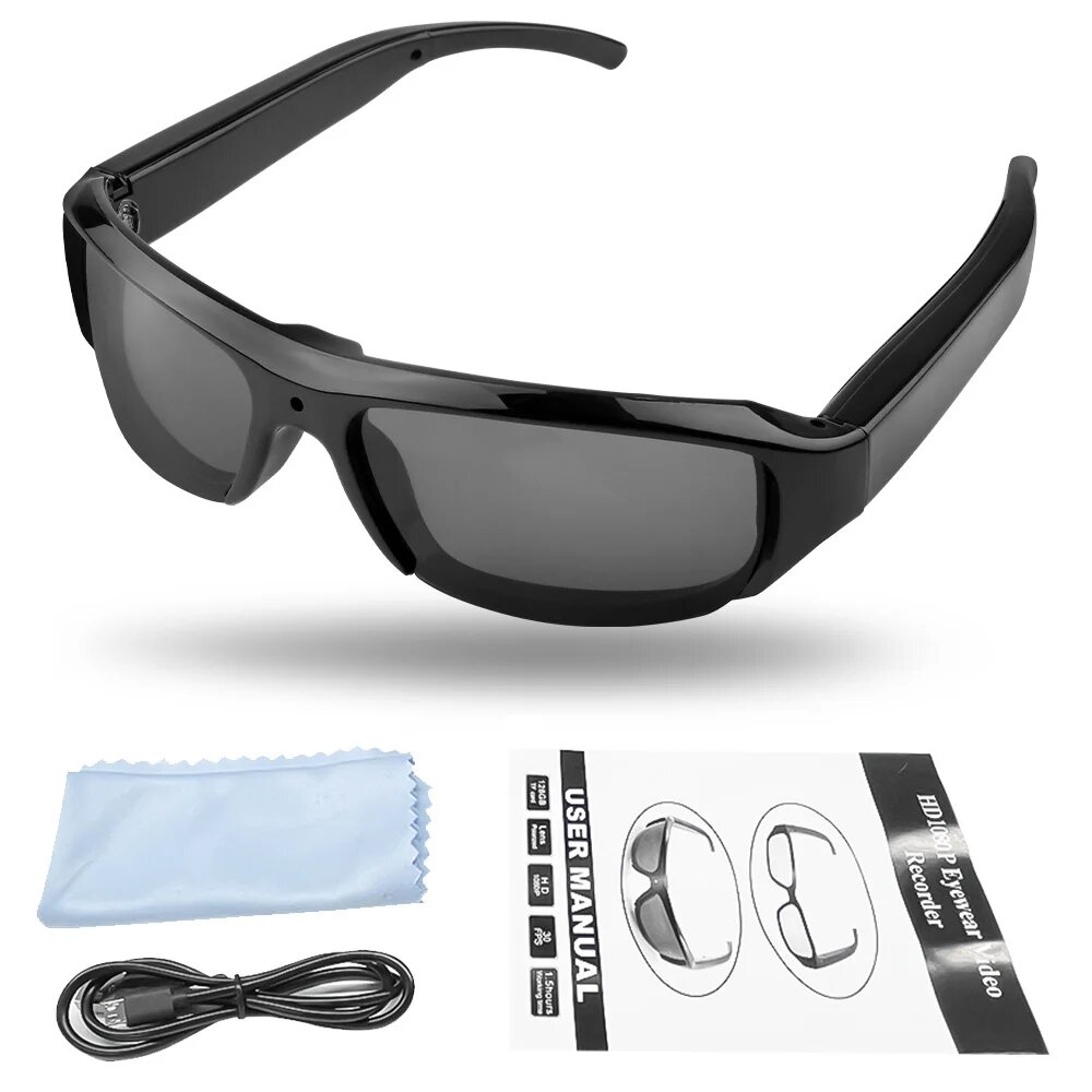 Virwir Мини-видеокамера HD 1080P для вождения Camera With 16G