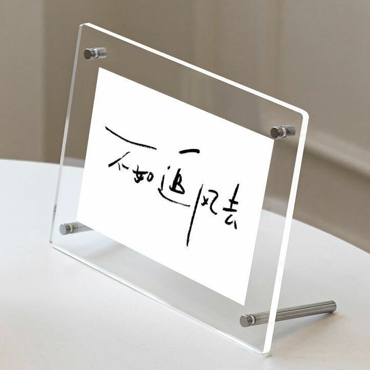 Прозрачная акриловая рамка для фотографий, подставка для демонстрации, несколько размеров, настенная подставка для открыток, рамка для печатных фотографий