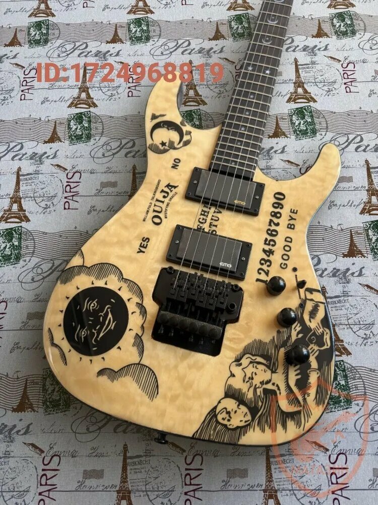 Электрогитара Лунная богиня идентичная модель ESP /Двойная встряска гитара электрическая 6-струнная 39"