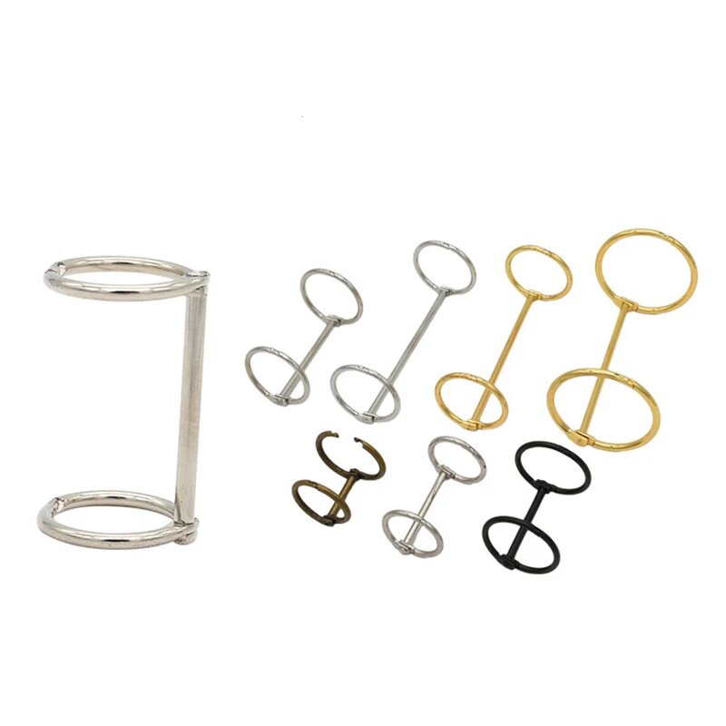Кольца для переплета OLOEY S0680, 30x83mm gold, 2 шт.