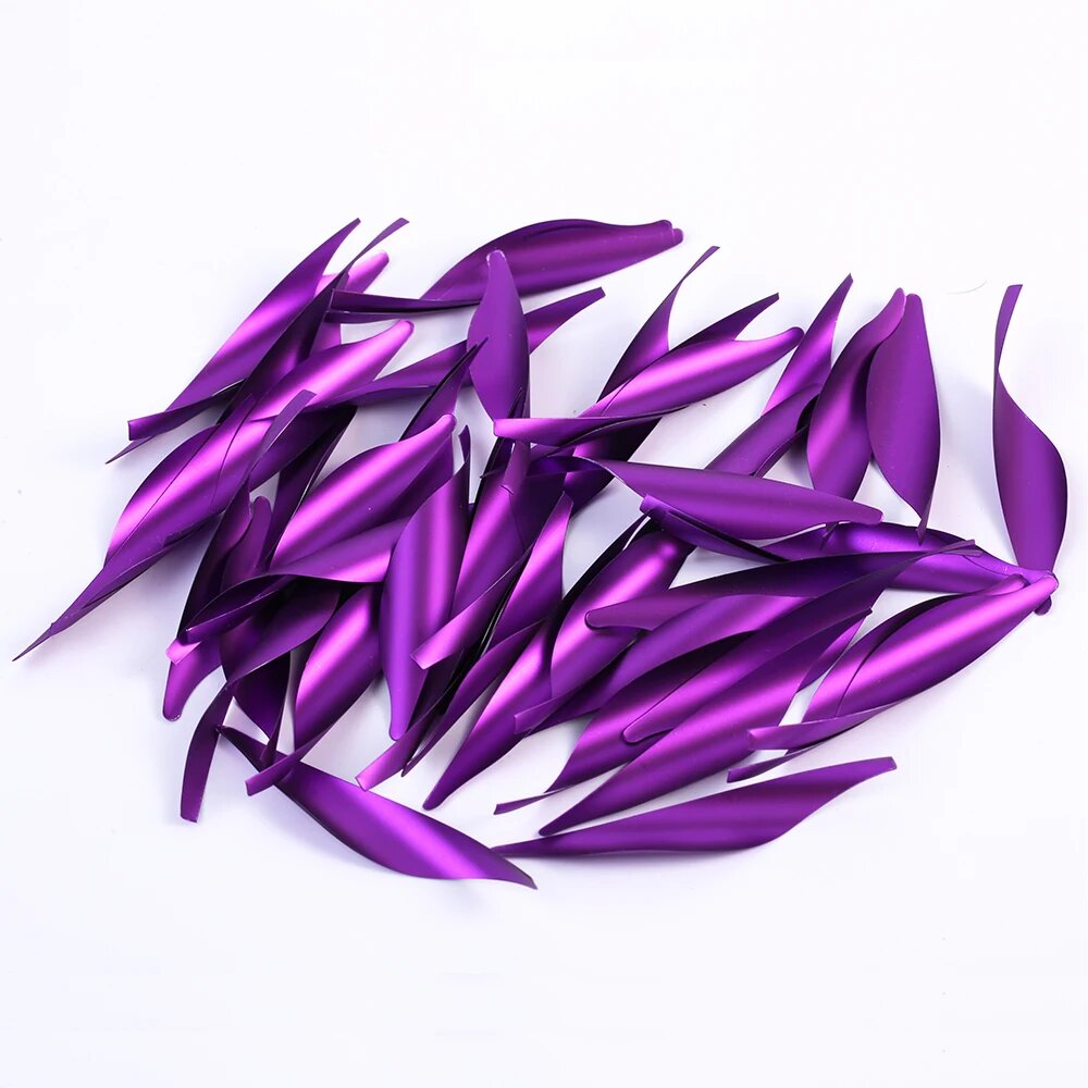 Спин-лопасти для лука, 2in Purple LW, 50 шт.