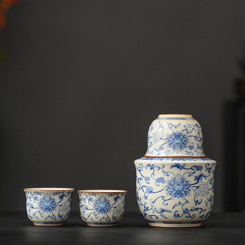 Нагреватель для желтого вина Ruyao, винный горшок, изолированный домашний набор для подогрева белого вина, полуджиновый нагреватель