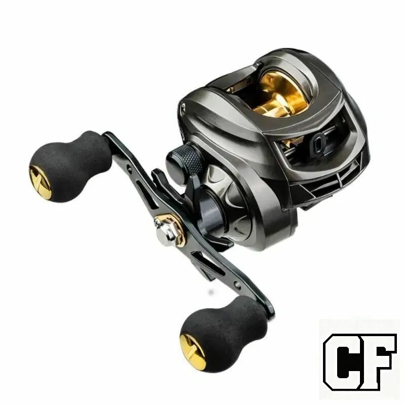 Катушка Piscifun Alijoz 300 низкопрофильная, максимальный вес 15 кг, 8+1 подшипников, алюминий, левая рука