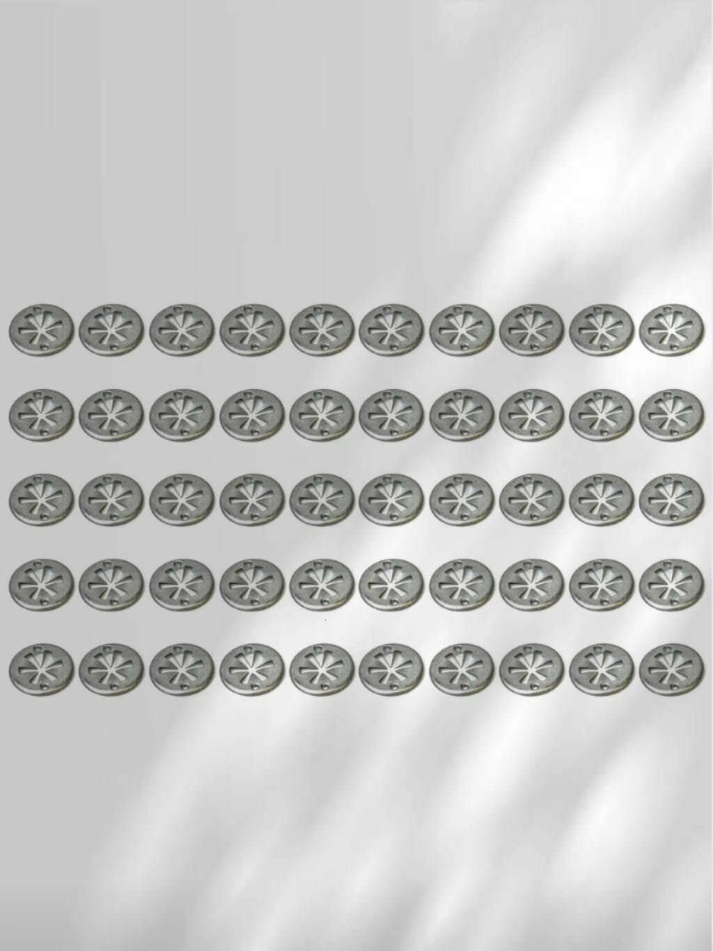 Автомобильные металлические шайбы Star для крепления выхлопной системы, 50шт