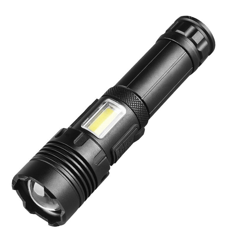P70 Зум Фонарик с USB-зарядкой, Кабелем Type-C и Батареей 26650, Для Открытых Пространств, Долгий Режим Работы
