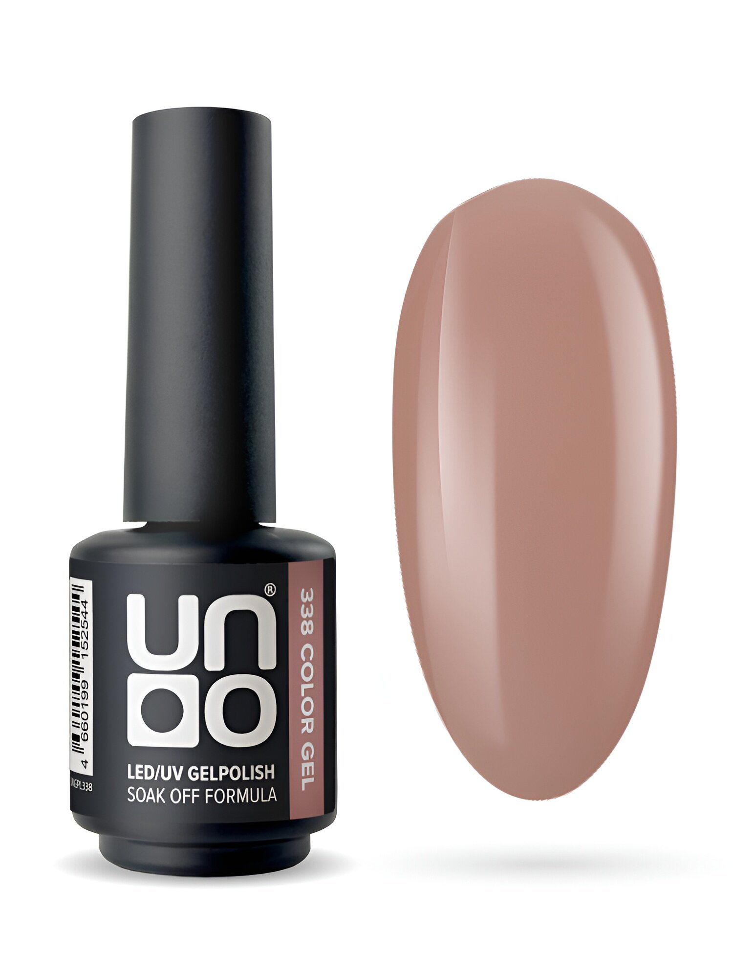 Гель-лак Uno Casual - 338 Сатин - Sateen, для ногтей, soak off formula, 8 г