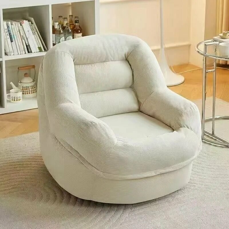 Кресло-мешок, Вельвет, Размер XL, кремовый