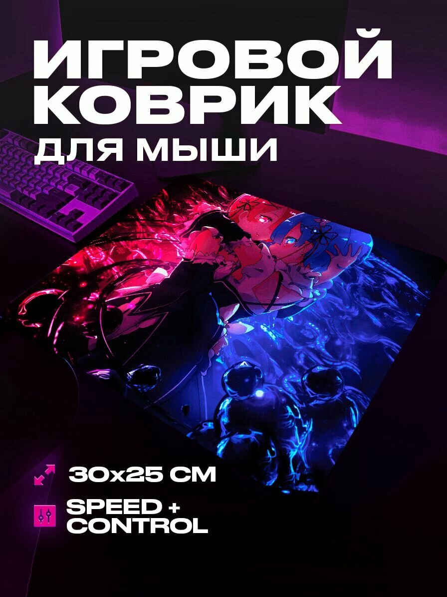 Коврик для мыши игровой Rezero 30x25 см ProSleeves