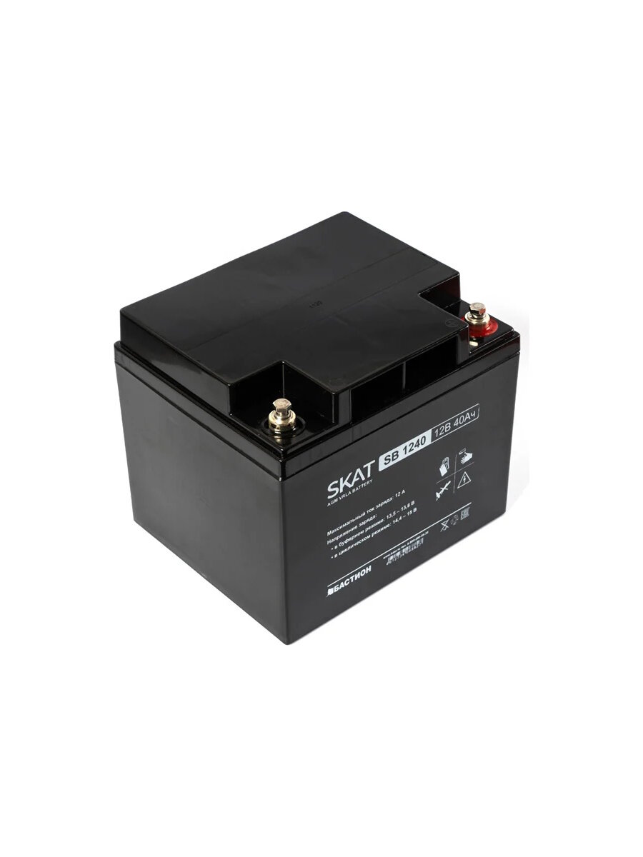 Аккумуляторная батарея Бастион SKAT SB 1240 АКБ СК 12В/40 Ач/F1 (2538)
