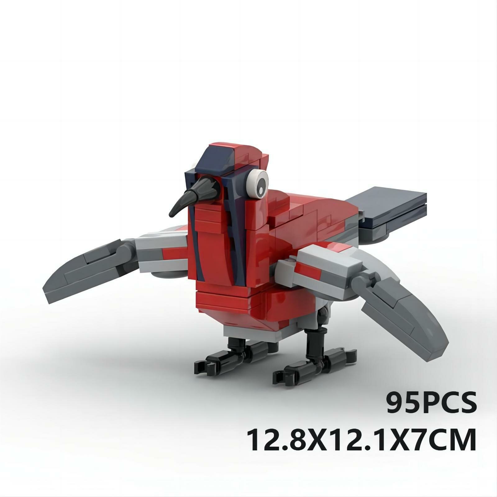 MOC-4002014 Сингапурская птица Sunbird, строительный блок, креативная модель сборки головоломки