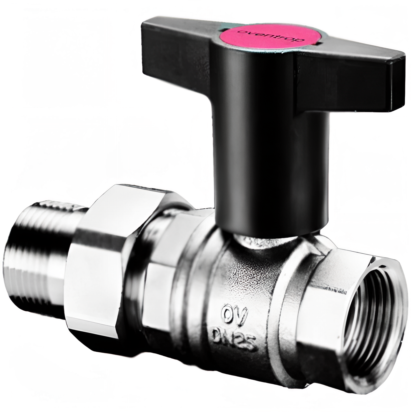 Кран шаровый Oventrop 3/4 американка (пластиковая ручка) для воды