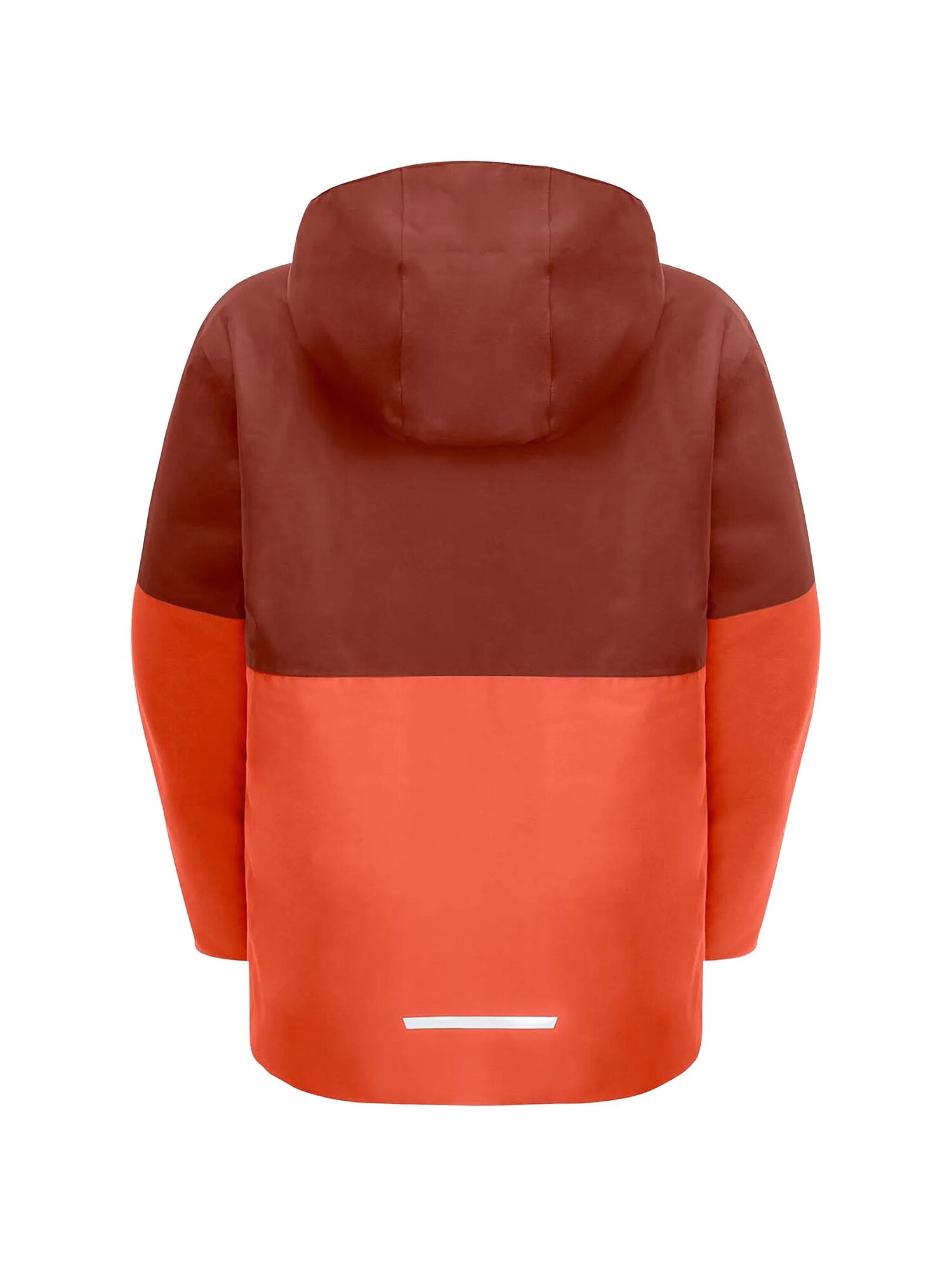 Куртка Jack Wolfskin Hooded colour-block jacket, размер 6 лет, черный/серый/оранжевый — фото 1