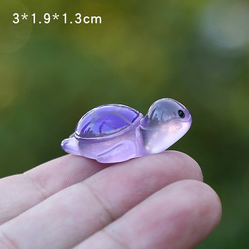 Микро-пейзаж светящиеся черепахи орнаменты