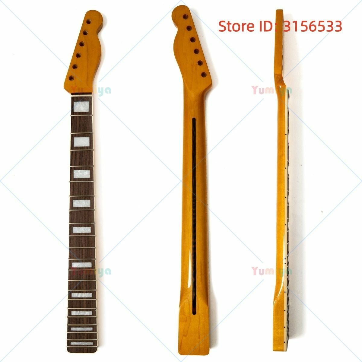 Гриф электрогитары TL 21 Ладов с квадратной оболочкой, инкрустированный для аксессуаров для гитары Telecaster