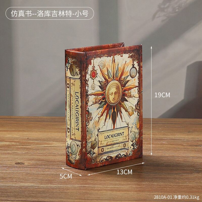 Имитация книги, модель книги для декора в кабинете, офисе, книжной полке, винтажная декоративная книга, реквизит для фотографии, ремесленная демонстрация