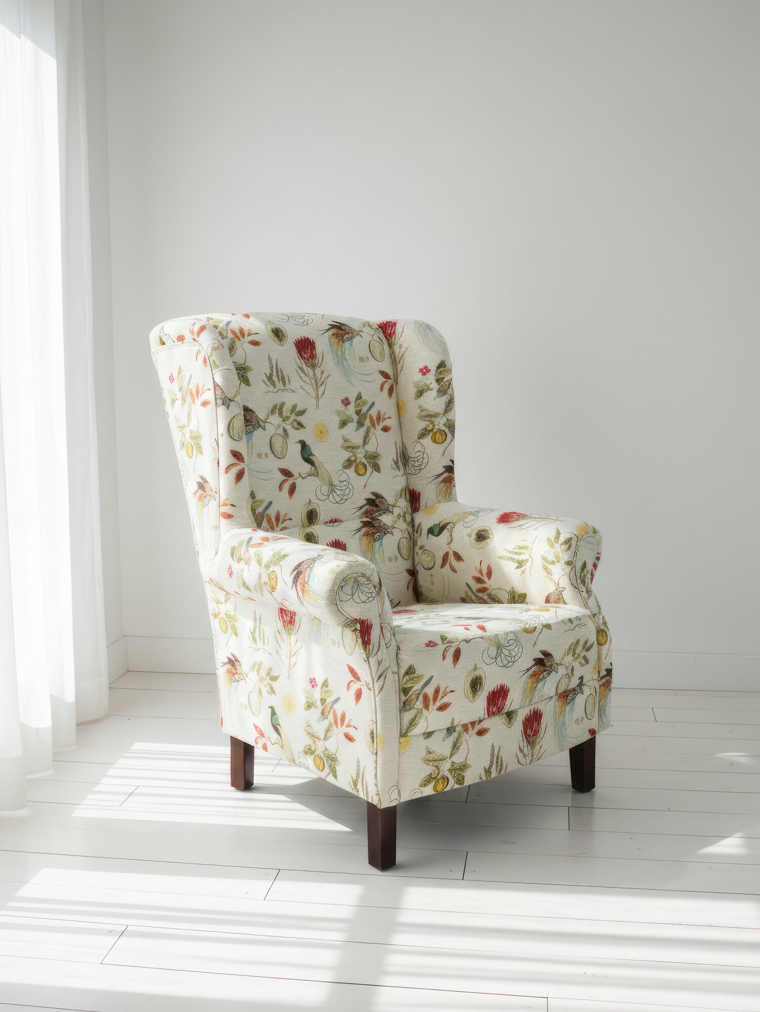 Кресло Ля Нэж "Монпелье", гобеленовая обивка, с пружинным блоком, с подлокотниками, 84×82×102 см