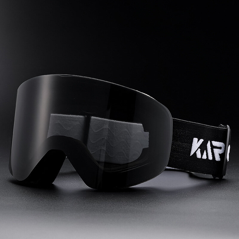 2026KAROS Лыжные очки с магнитным быстрым снятием, антизапотевающие, защитные очки для снега, УФ-защита, для близоруких, носимое оборудование HD унисекс