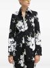 Куртка Floral-print denim jacket