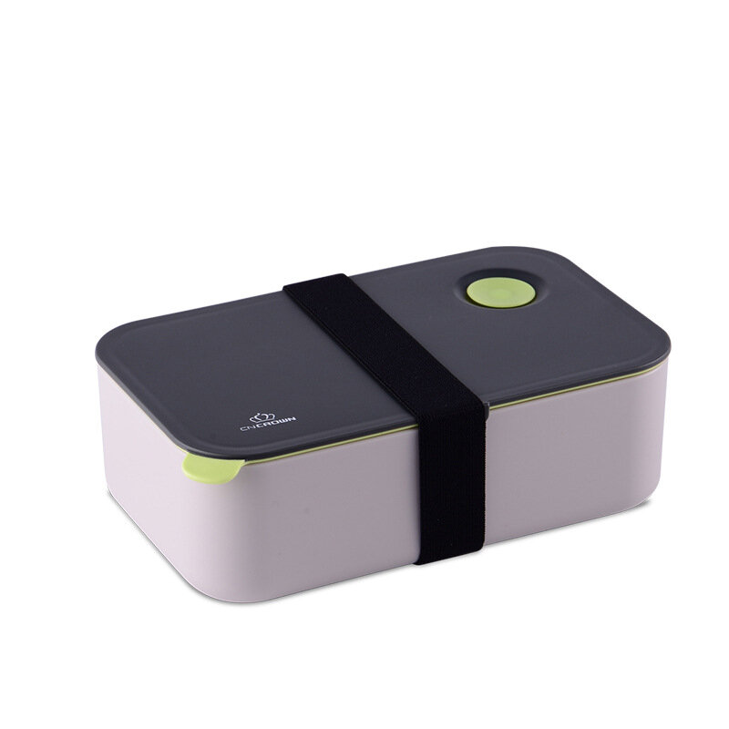 Японский стиль ланч-бокса для офисных работников, микроволновая бенто-коробка для студентов и взрослых, однослойная суши-коробка, разделенный ланч-бокс