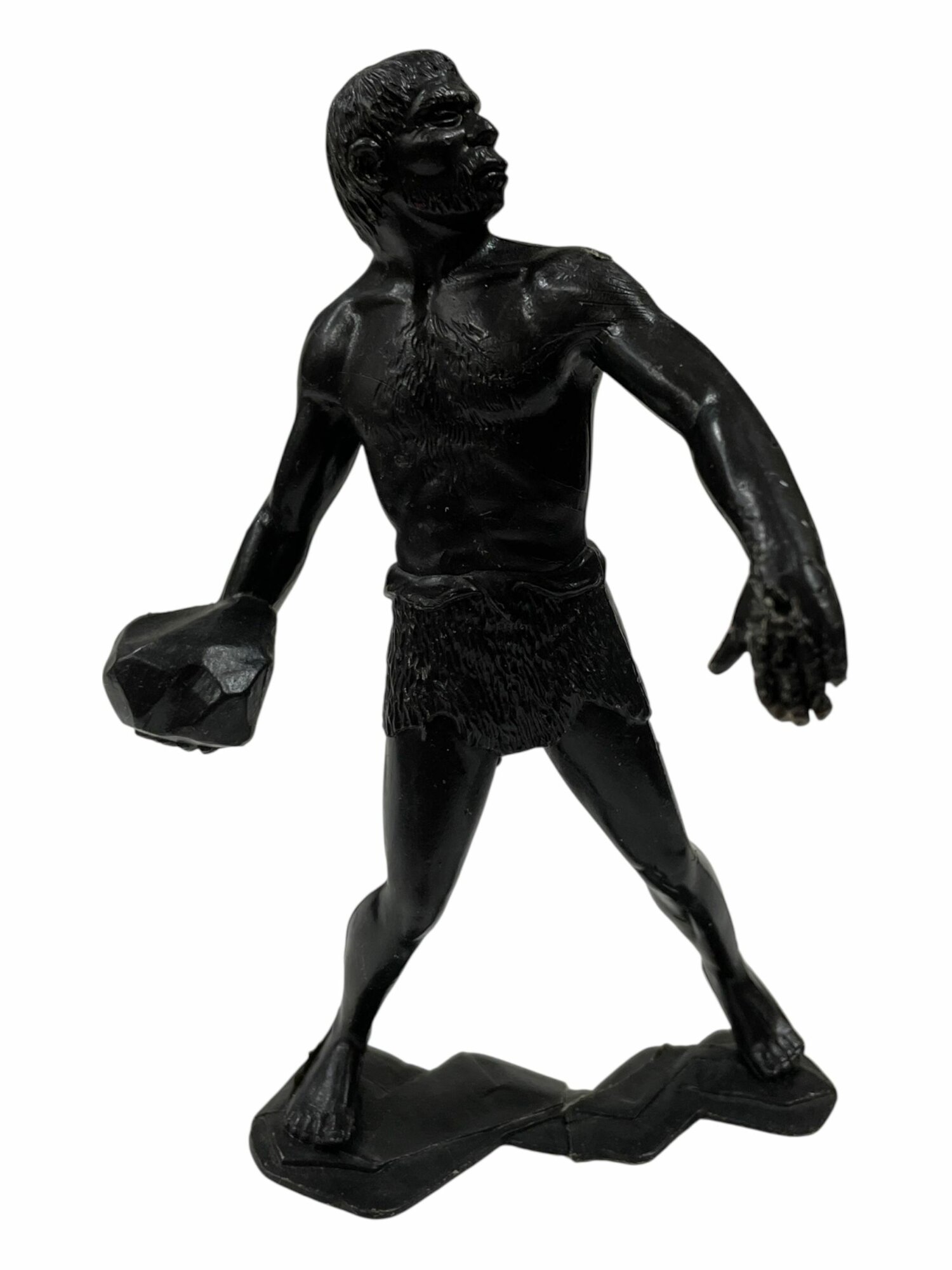 Советский игрушечный солдатик первобытный человек ДЗИ Донецкий завод игрушек, сделано в СССР.